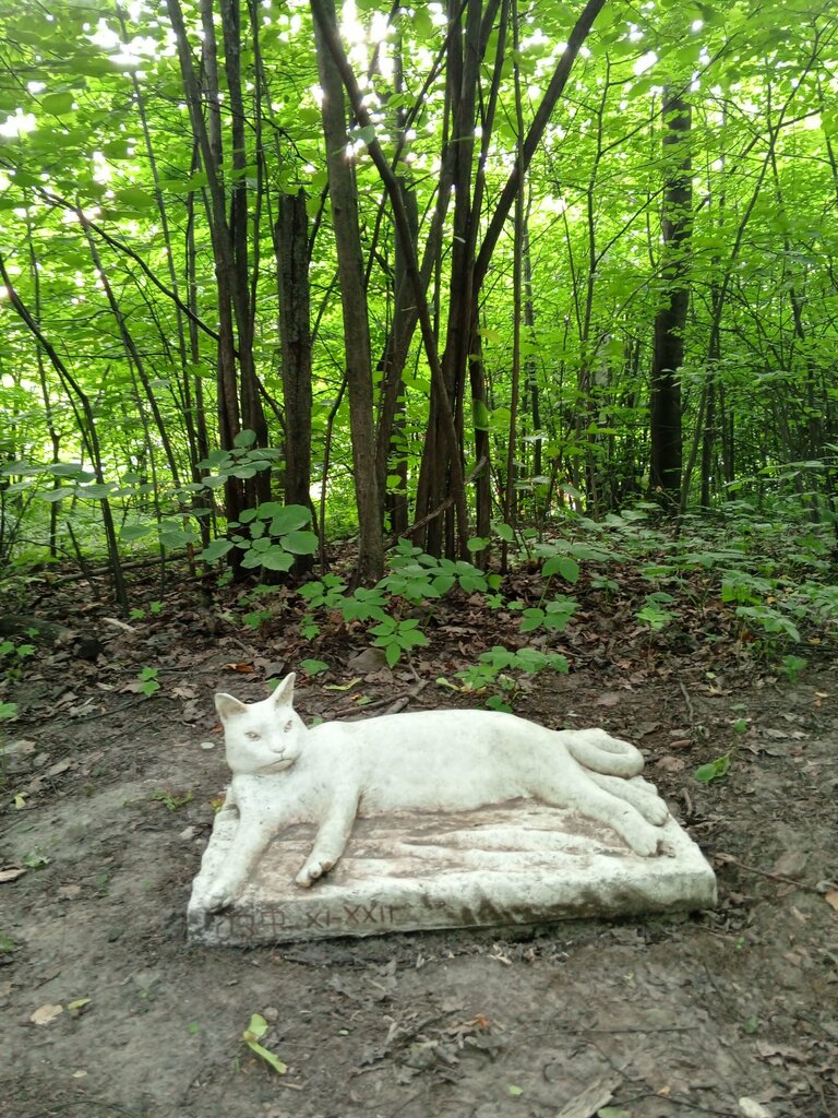 Park, sokak heykeli Кот Дэф, Moskova, foto