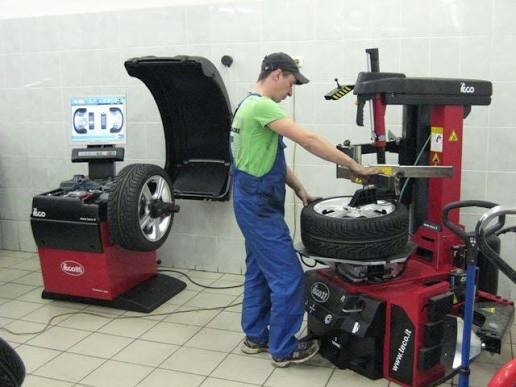 Oto lastik tamiri Шиномонтаж, Moskova, foto