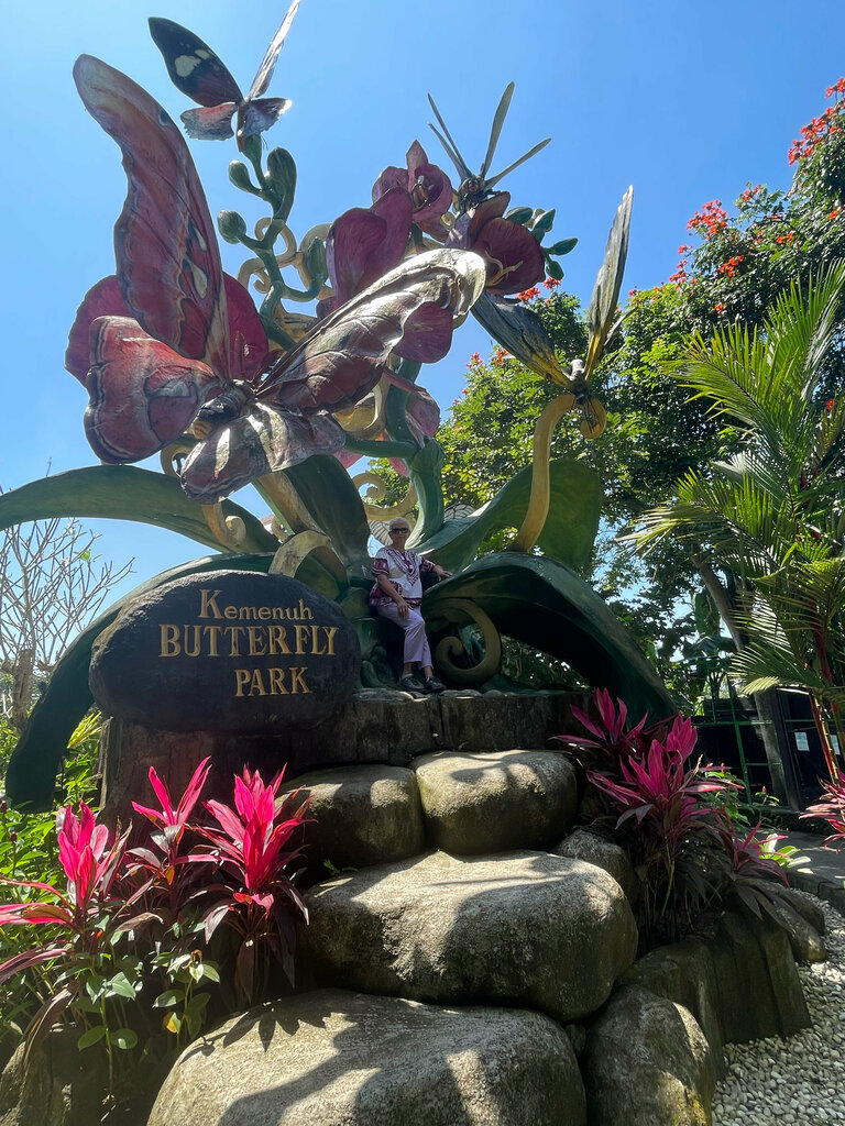 Turistik yerler Kemenuh Butterfly Park, Bali, foto
