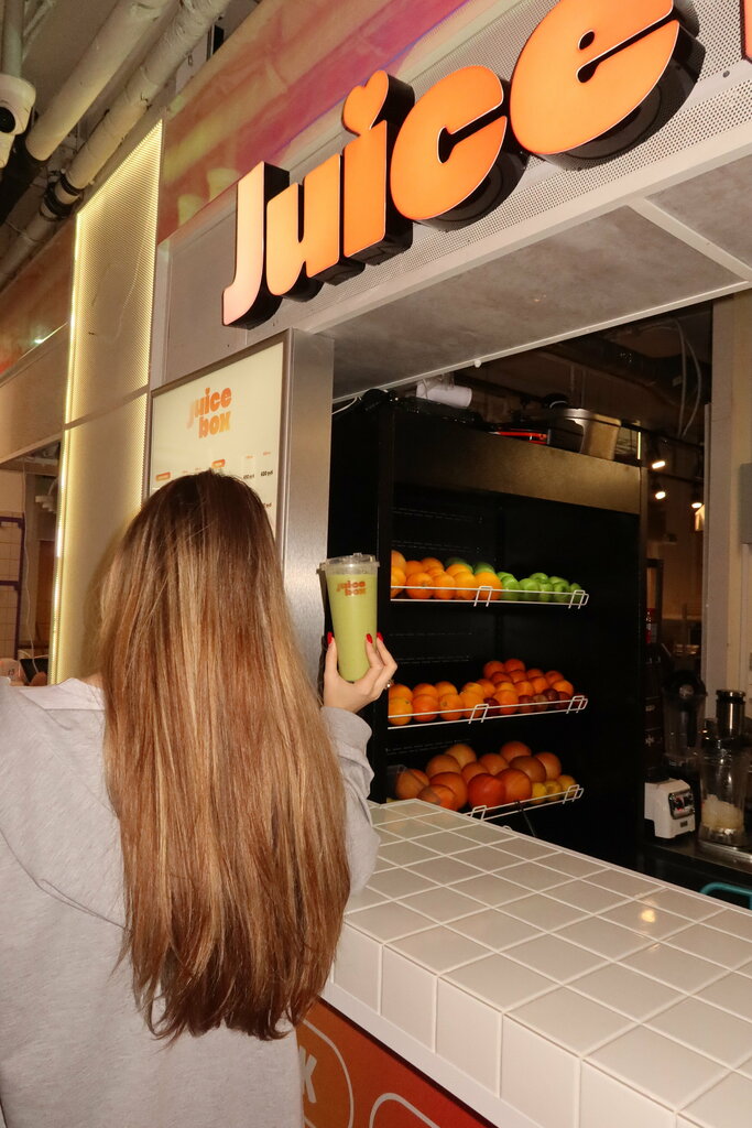 Vitamin bar Juice box, Moskova, foto
