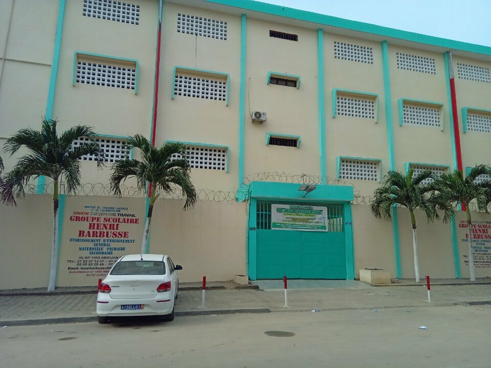 Henri Barbusse School Group, primary school, Abidjan, Cocody, Avenue ...
