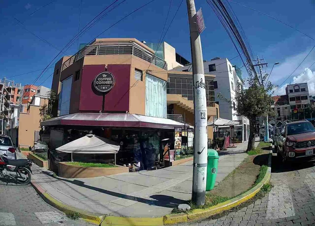 Kahve dükkanları The Corner, La Paz, foto