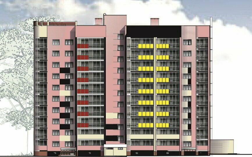 Konut blokları На ул. Ленинградской в 105 МКР, Cherepovets, foto