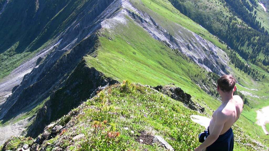 Dağ geçidi Аршанский перевал, Buriatya, foto
