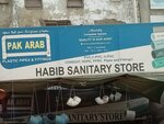 Habib sanitary store (Province of Sindh, Karachi, Landhi Town, Sector 35-B), banyo ve klozet mağazaları  Karaçi'den