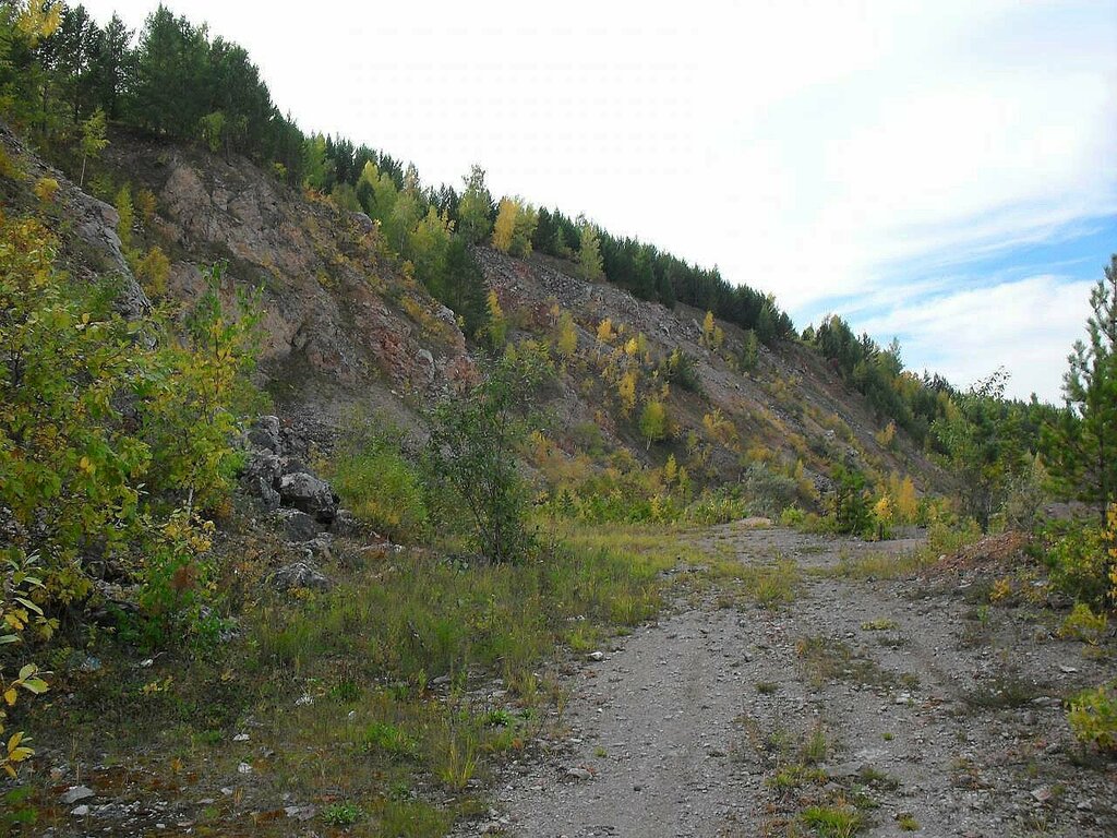 Madencilik işletmeleri Торгашинский карьер, Krasnoyarsk, foto