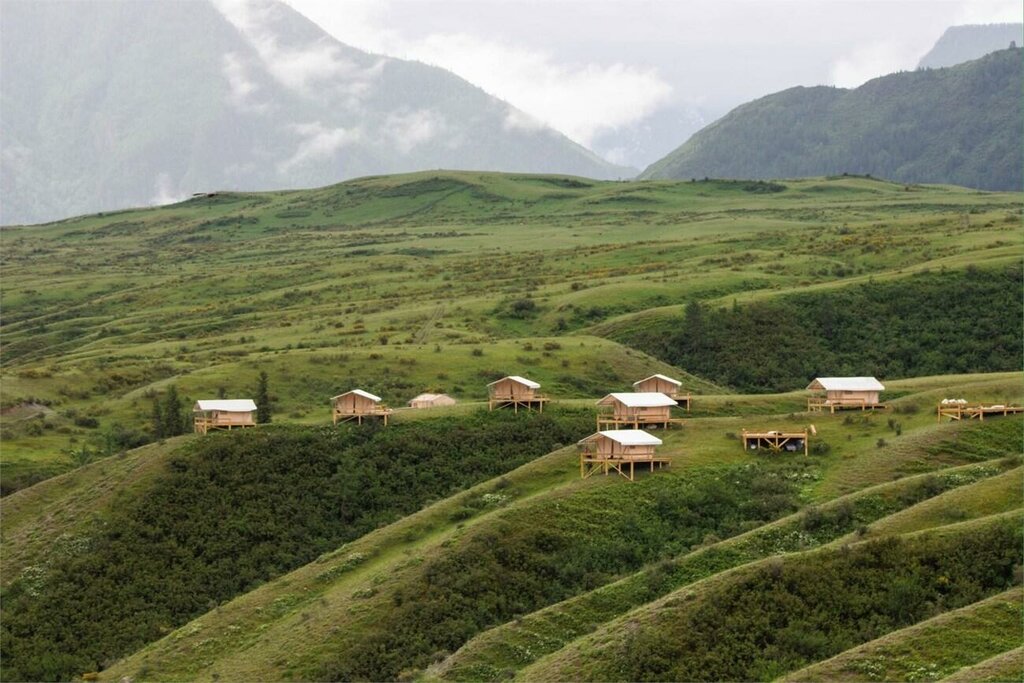 Glamping Выше гор, Altay Cumhuriyeti, foto