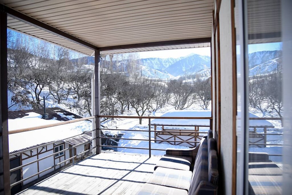 Resort oteller, tesisler Polina Polyana, Almatı eyaleti, foto