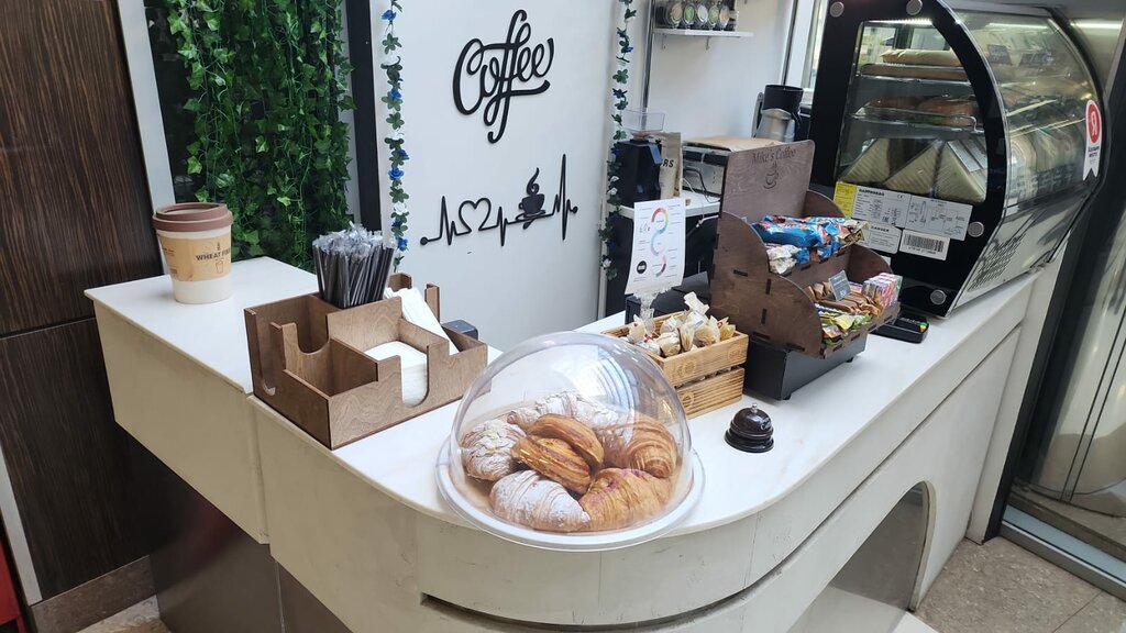 Kahve dükkanları Mike’s Coffee, Moskova, foto