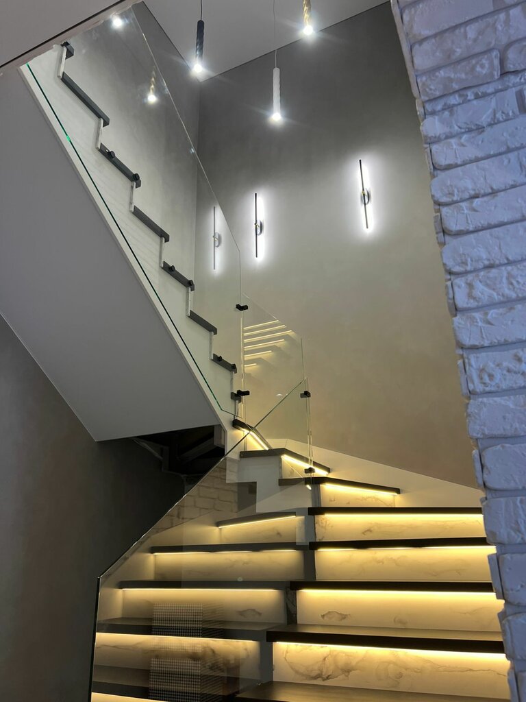 Merdiven ve korkuluklar Fetisoff lestnitsi, Novosibirsk, foto