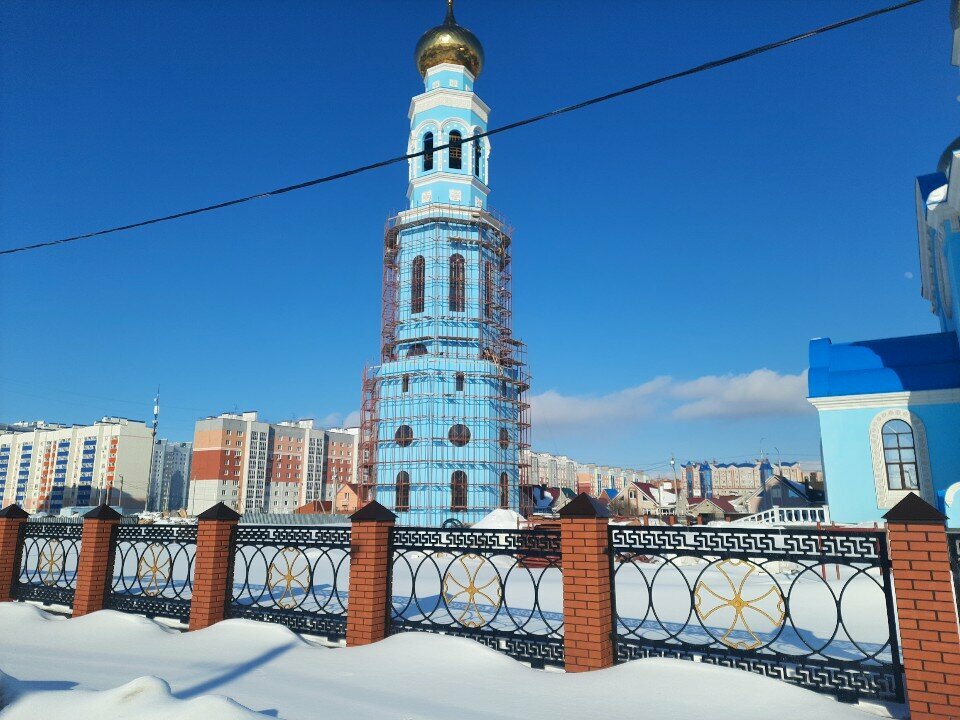 Ortodoks kiliseleri Колокольня при храме Иоанна Предтечи, Sterlitamak, foto