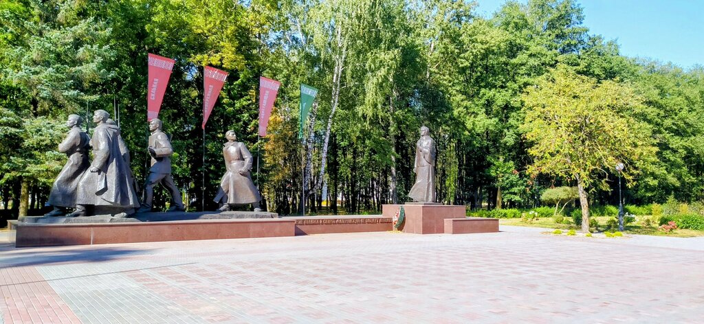 Kültür ve eğlence parkları Bataničny park Instytuta Ziemliarobstva, Zhodzina, foto