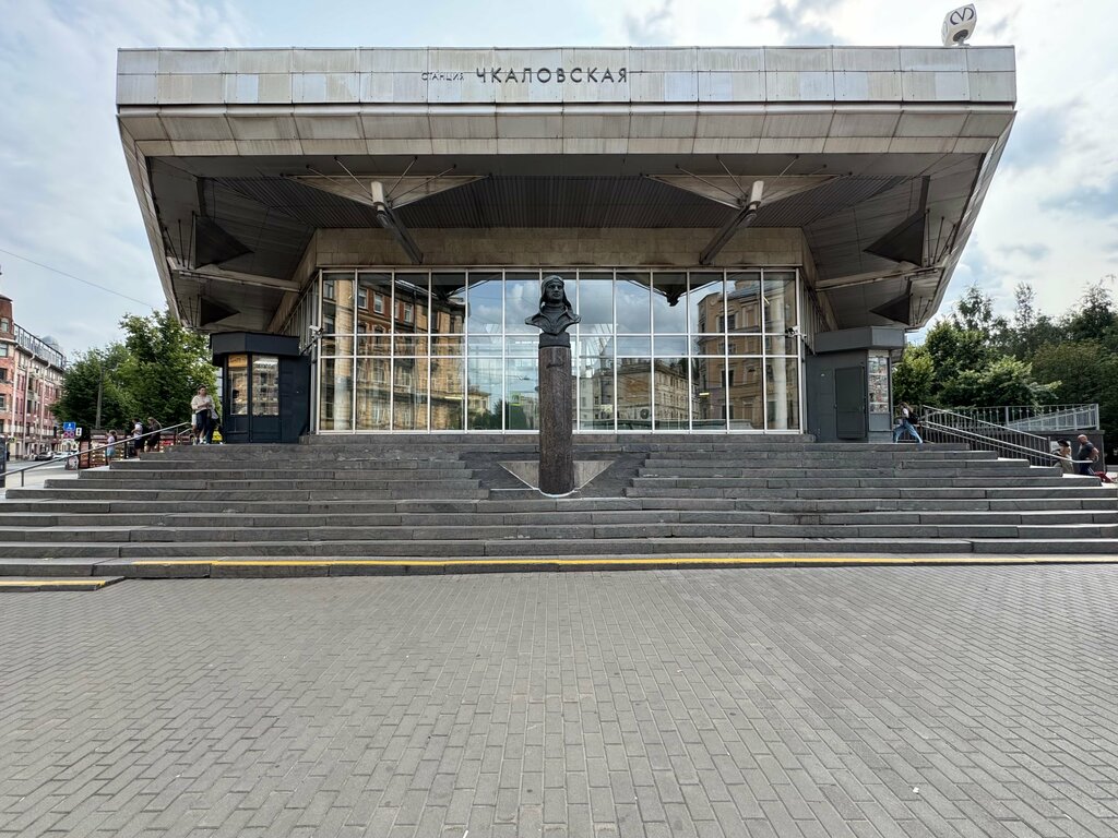 Anıt, heykel Валерий Павлович Чкалов, Saint‑Petersburg, foto