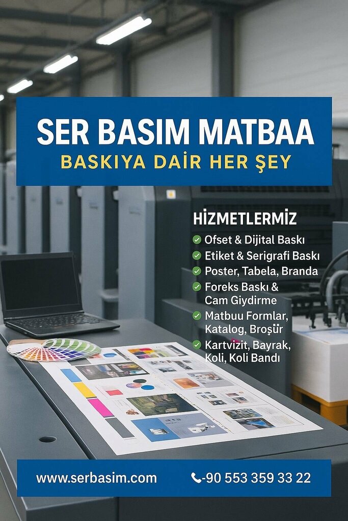 Baskı hizmetleri Ser Basım Matbaa Baskı Hizmetleri, İstanbul, foto