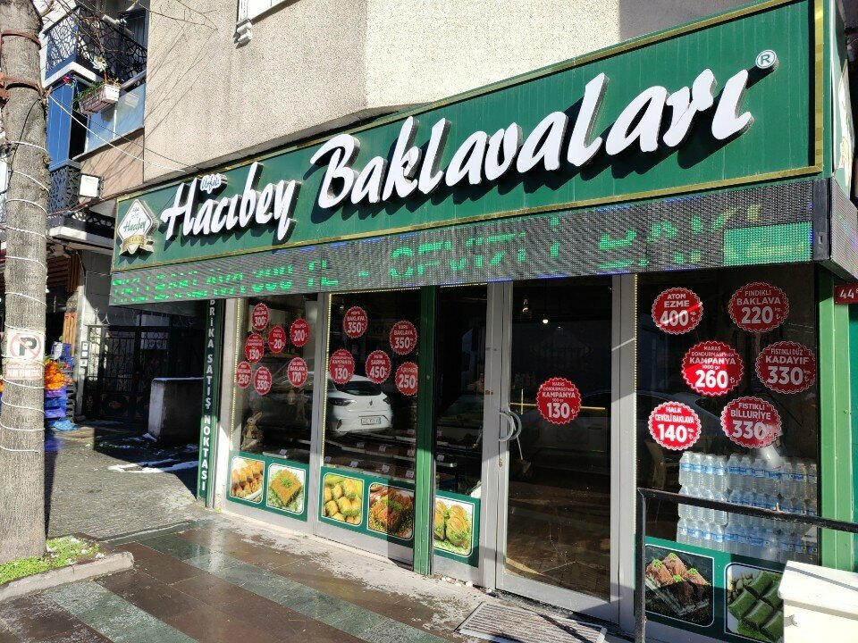 Pasta, şekerleme ve tatlı Urfalı Hacıbey Baklavaları, İstanbul, foto