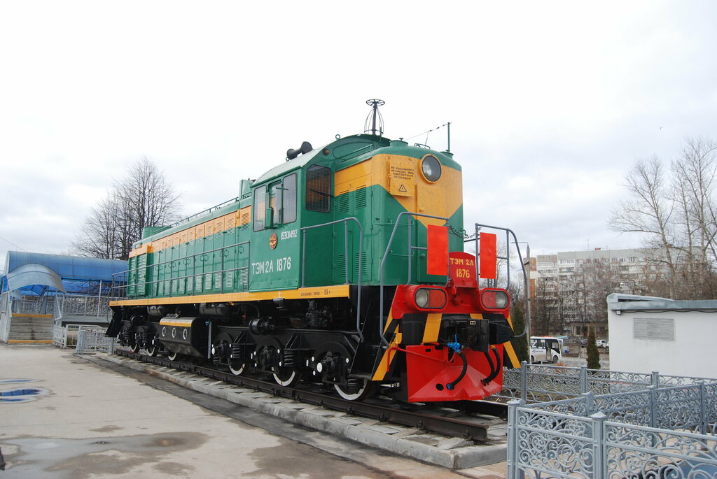 Teknoloji anıtı Тепловоз Тэм2-1876, Tula, foto