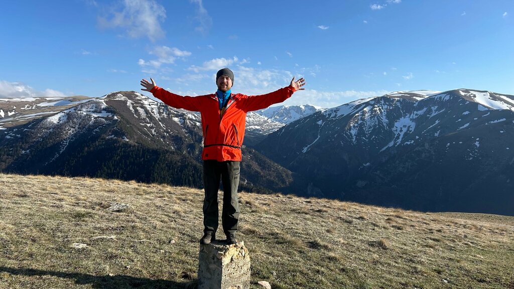 Dağ zirvesi Mount Matuk, Adıge Cumhuriyeti, foto