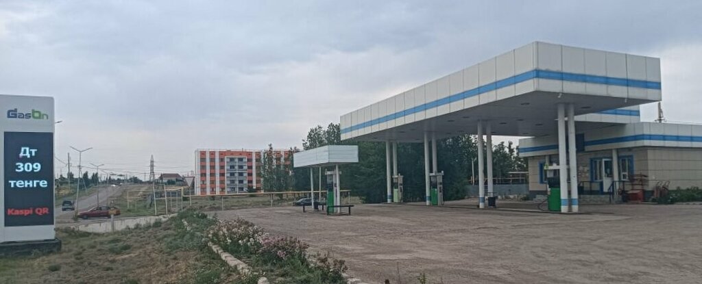 Benzin istasyonu GasOn, Zhetysu ili, foto
