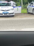 Пост ДПС (Autonomous Republic of Abkhazia, Town of Gudauta, Gagrskoye shosse), trafik kontrol noktası  Gudauta'dan
