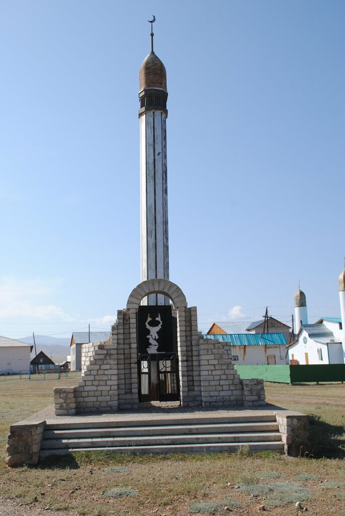 Anıt, heykel Репрессированным в годы Великой Отечественной войны, Altay Cumhuriyeti, foto