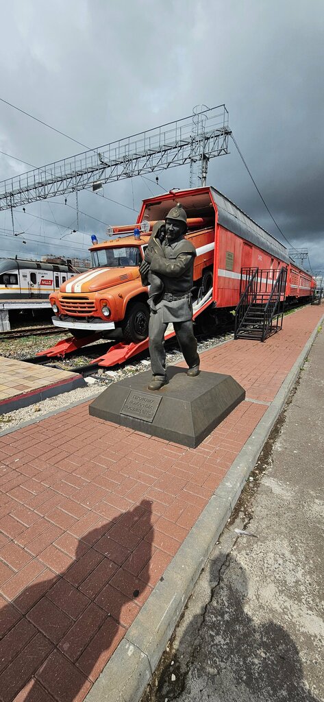 Müzeler ve sanat galerileri Музейный комплекс Пожарный поезд, Tula, foto