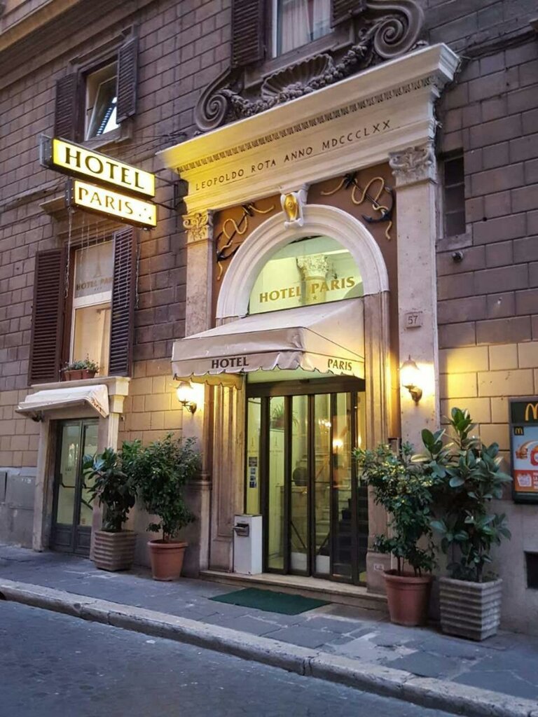 Otel Hotel Paris, Roma, foto