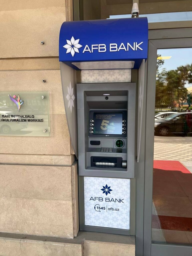 ATM'ler Afb Bank, Bakü, foto