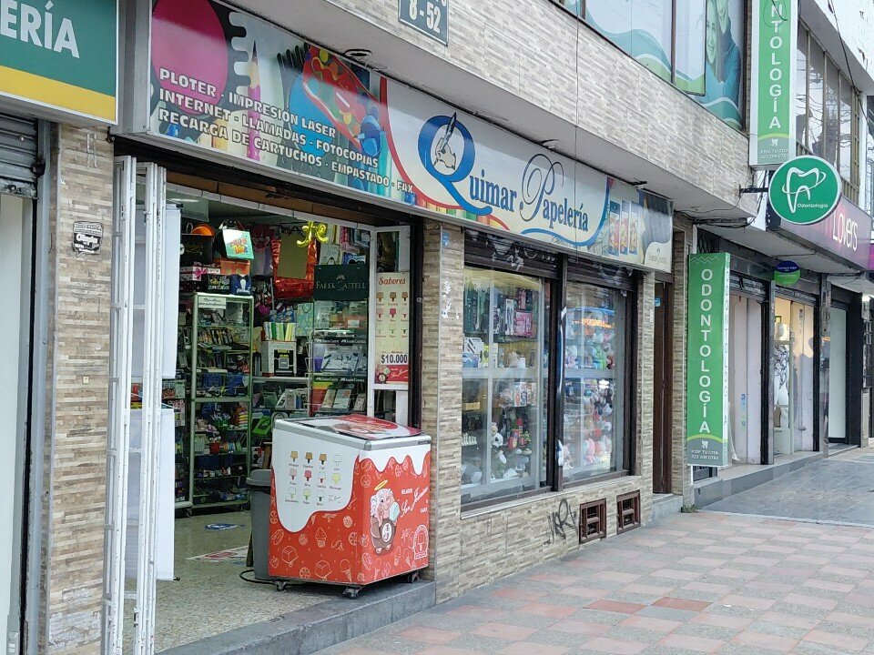 Ödeme terminali Quimar Papeleria, Bogota, foto