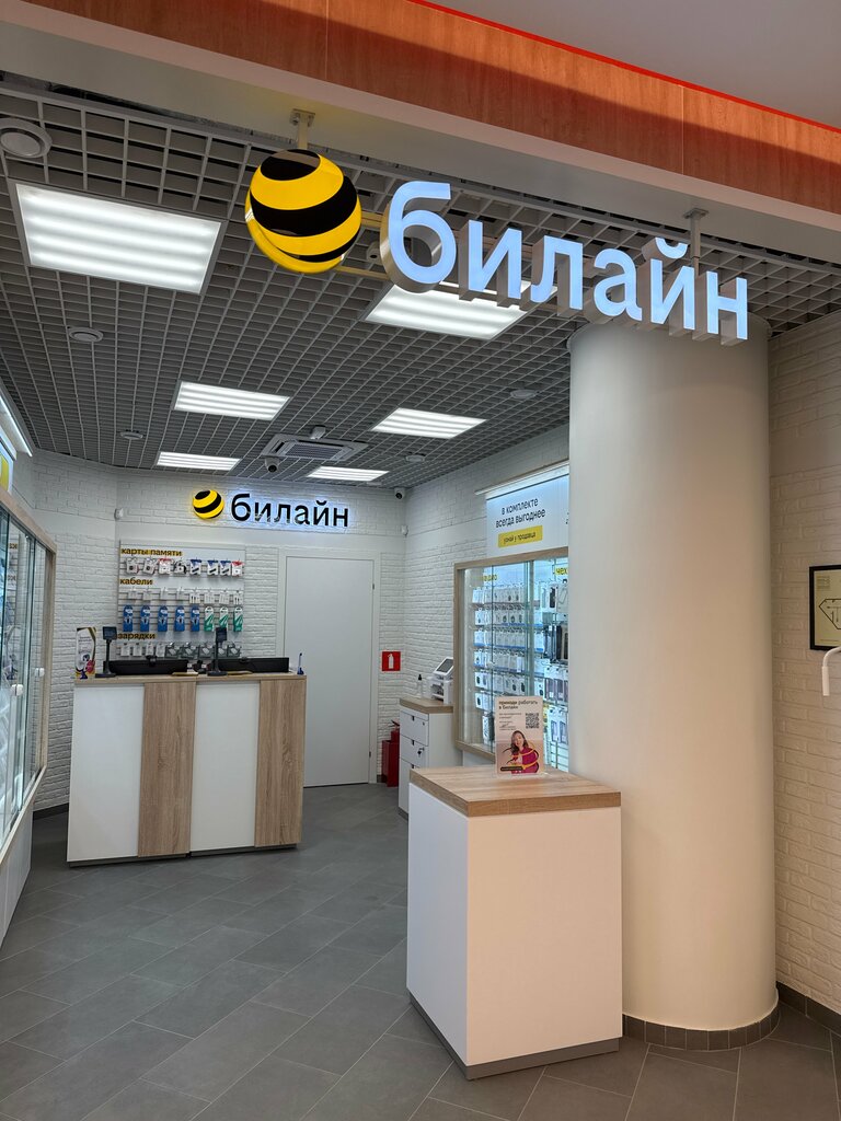 Cep telefonu ve aksesuarları satış mağazaları beeline, Moskova, foto