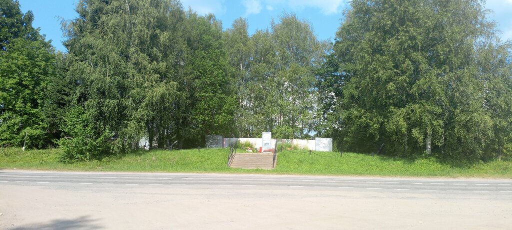 Anıt, heykel Землякам, погибшим в годы Великой Отечественной войны, Saint‑Petersburg ve Leningradskaya oblastı, foto