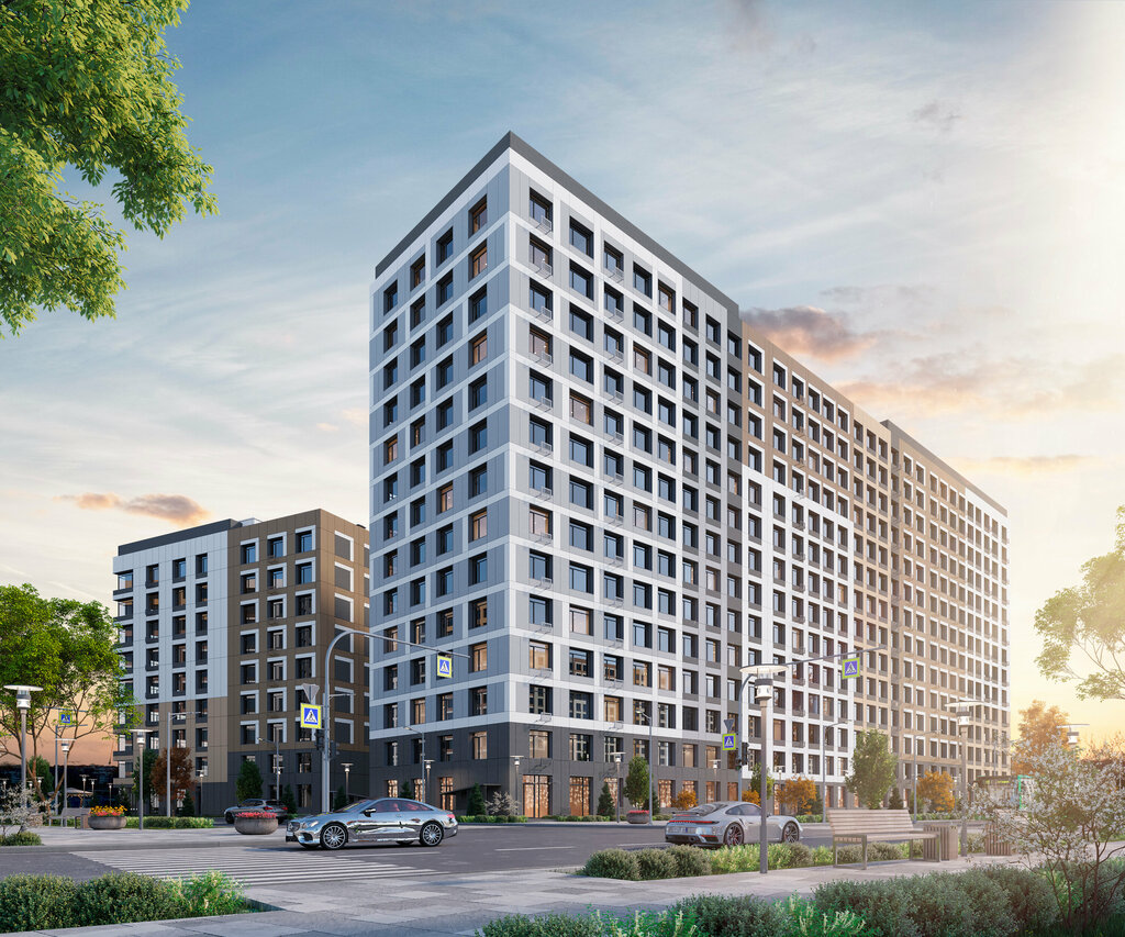 Konut blokları Jetisu.Kerbez, Astana, foto