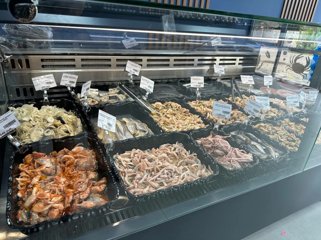 Balık ve deniz ürünleri Vkus morya, Krasnodarski krayı, foto