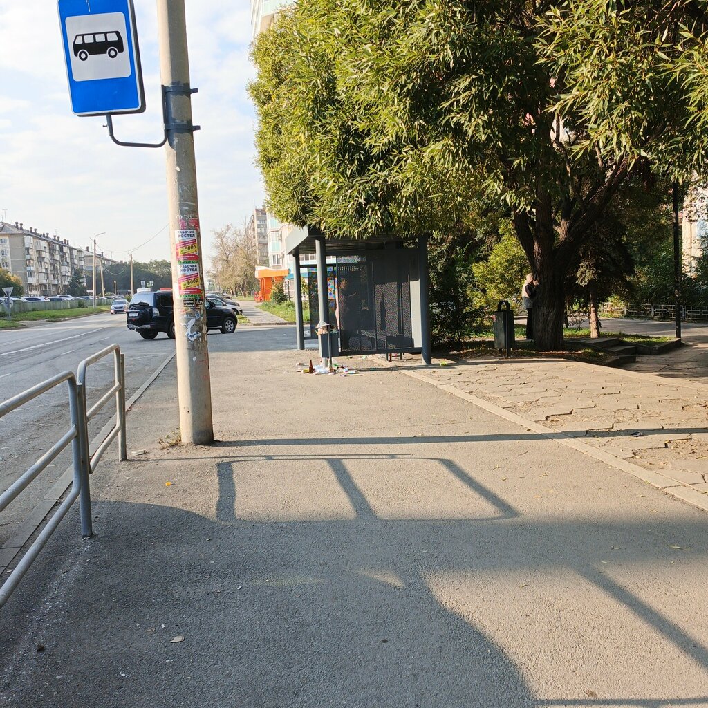 Toplu taşıma durağı Улица Тухачевского, Çeliabinsk, foto