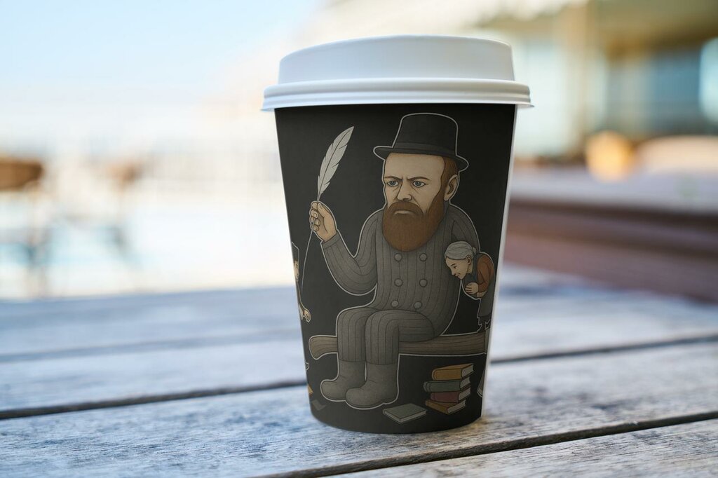 Kafe Достоевский, Moskova, foto