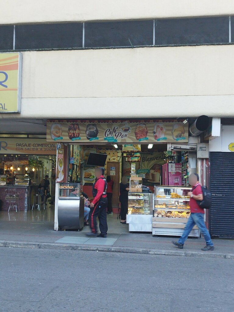 Ekmek fırını Cafe Pan, Medellin, foto