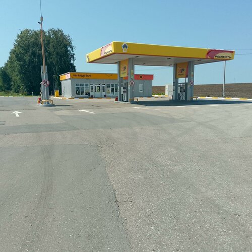 Benzin istasyonu Rosneft', Ulyanovskaya oblastı, foto