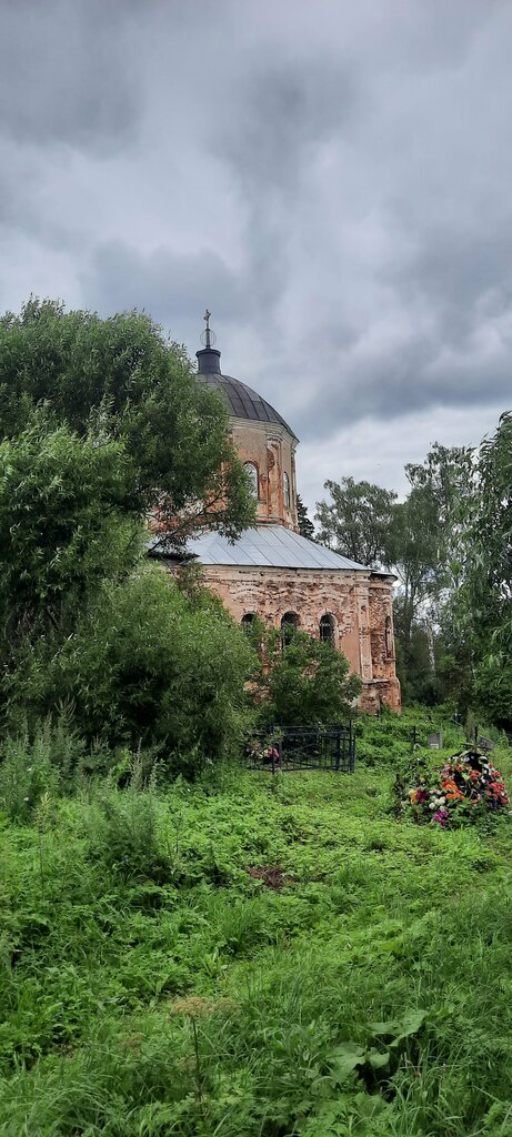 Ortodoks kiliseleri Tserkov Bogoyavleniya Gospodnya V Volosovo, Tverskaya oblastı, foto
