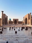 Semerkand (Samarkand), tren istasyonu  Semerkant'tan