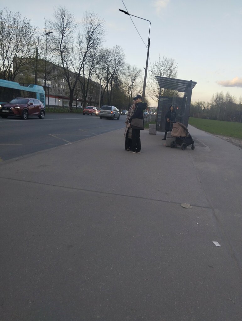 Toplu taşıma durağı Улица Вавилова, Kolpino, foto