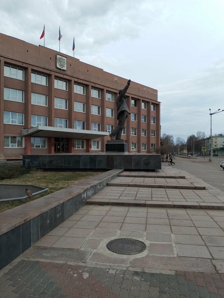 Anıt, heykel В.И. Ленин, Zelenogorsk, foto