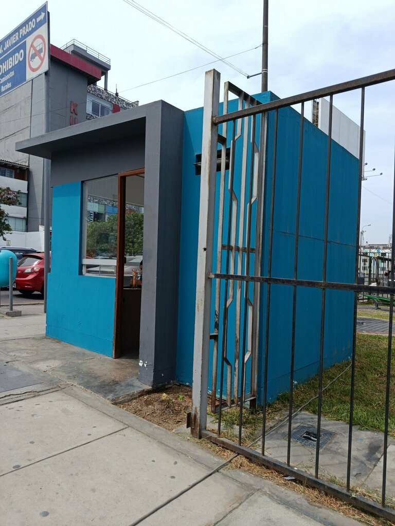 Geçiş noktaları, güvenlik kontrol alanı Control de ingreso, Lima, foto