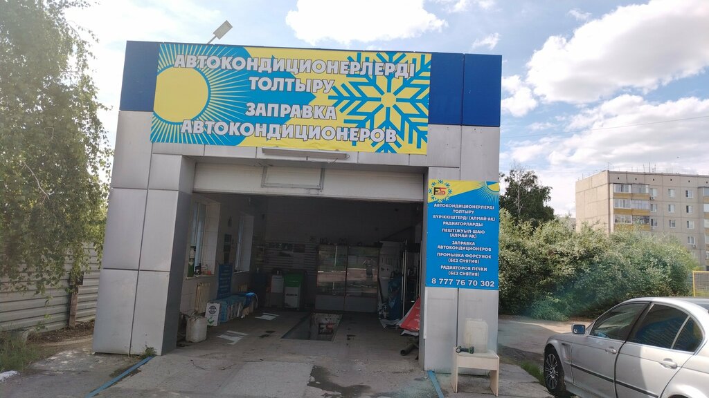 Araba klimalarının yakıt ikmali Car Air Conditioner Refueling, Kostanay, foto