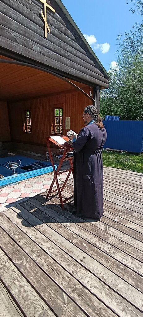 Şapel, haç anıtı Часовня иконы Божией Матери Всецарица, Samarskaya oblastı, foto