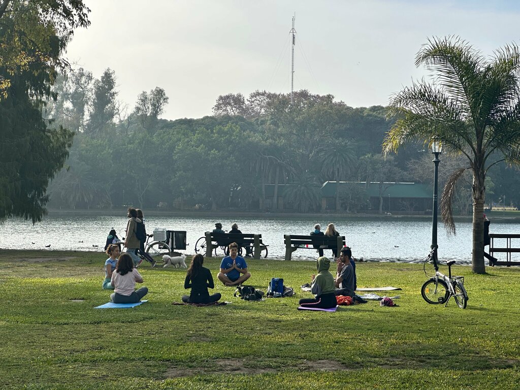 Kültür ve eğlence parkları Tres de Febrero Park, Buenos Aires, foto