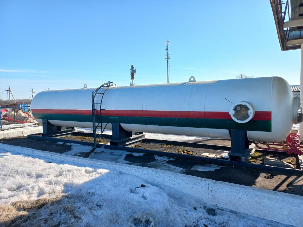 Otogaz dolum istasyonu Gasprom, Tambovskaya oblastı, foto