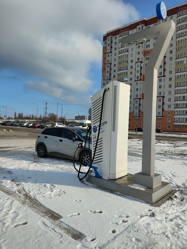 Elektrikli oto şarj istasyonları Россети, Kurçatov, foto