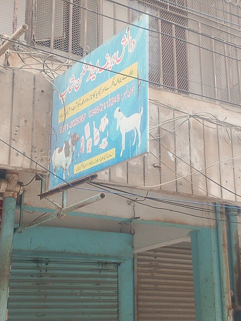 Kasap, şarküteri Danish beef and mutton, Karaçi, foto