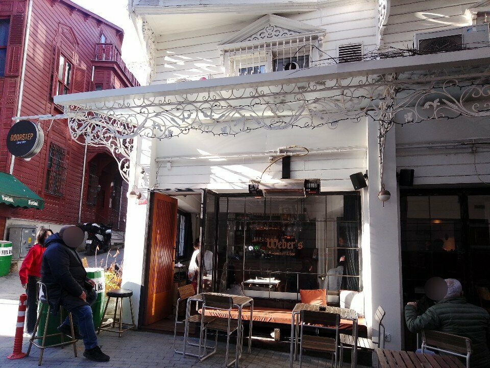 Kahve dükkanları Doorstep, İstanbul, foto