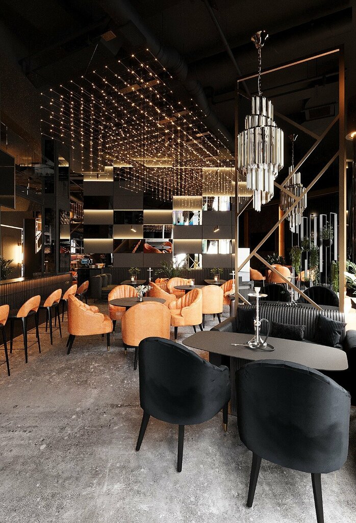 Nargile kafeler Yard Lounge, Moskova, foto