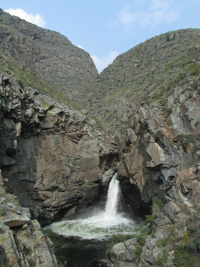 Şelale Waterfall, Altay Cumhuriyeti, foto